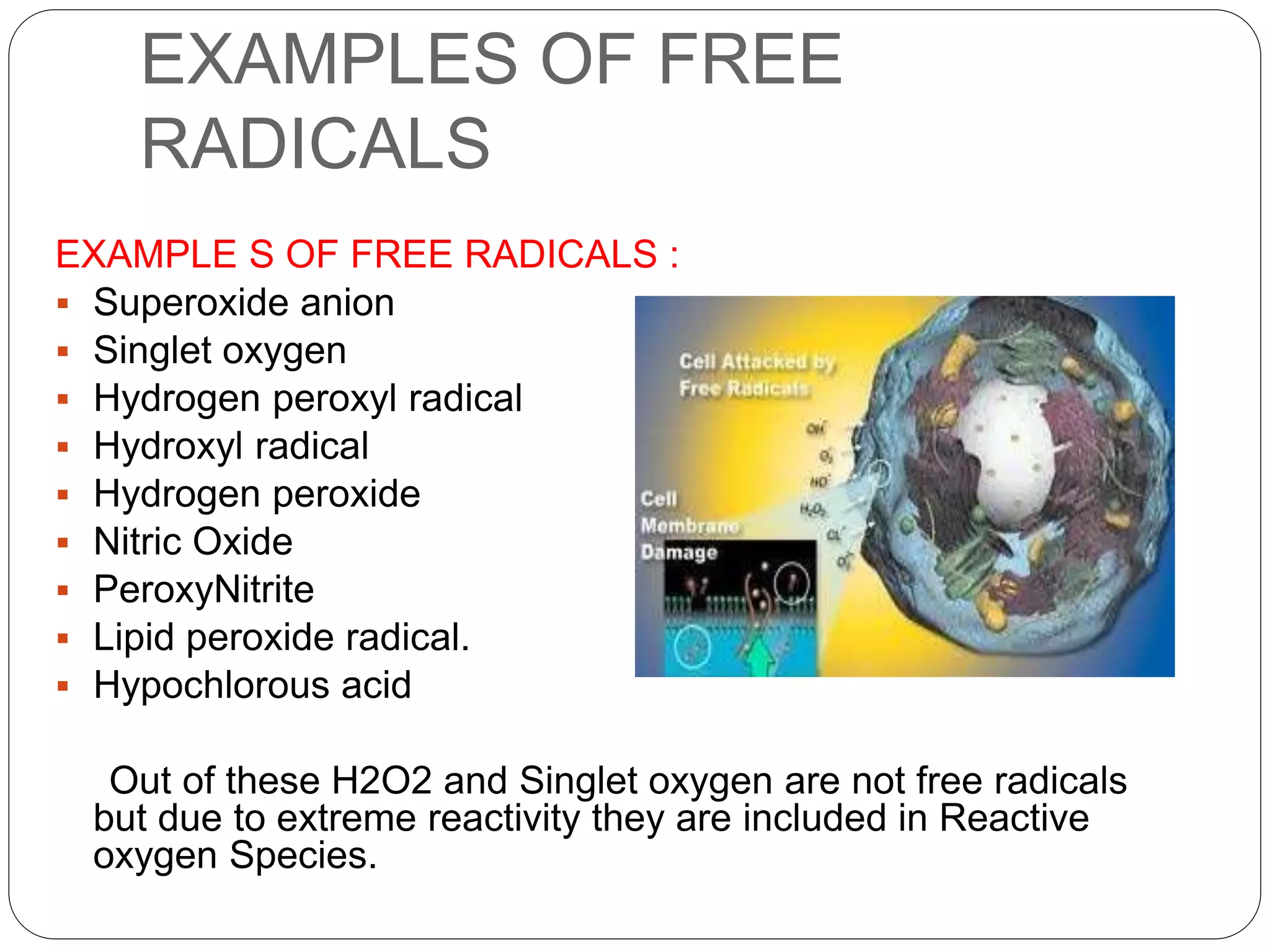 Free radicals | PPTX