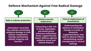 free radical pharmacology and role in various diseases | PPTX