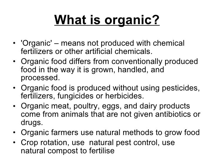 Year 10 Free range and Organic