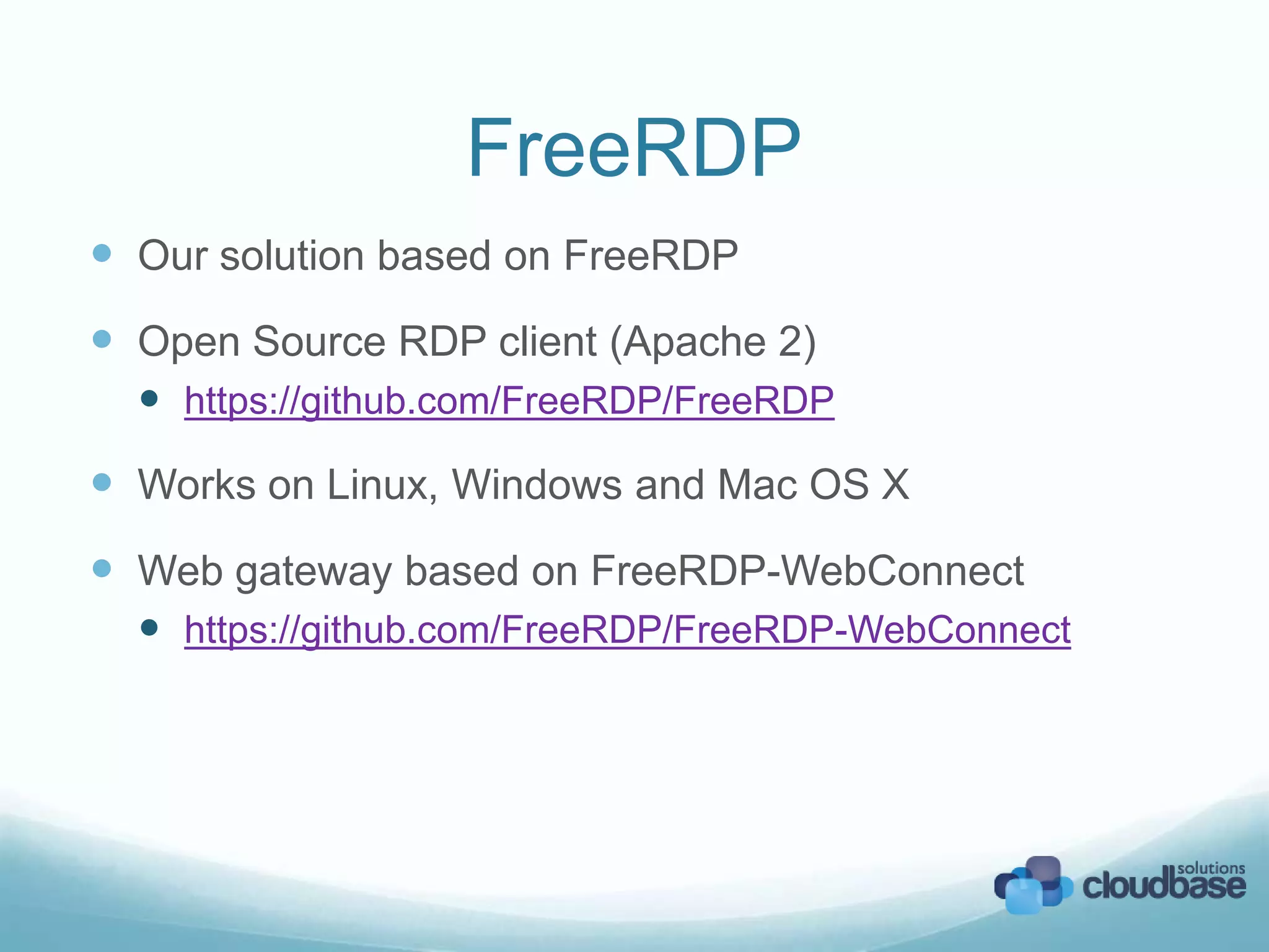 An HTML5 client to connect to the Hyper-V console | PPTX