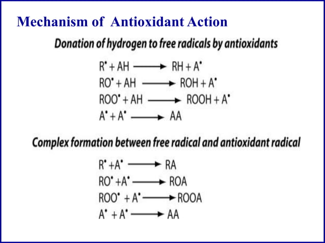 Free Radical and Antioxidant | PDF | Chemistry | Science