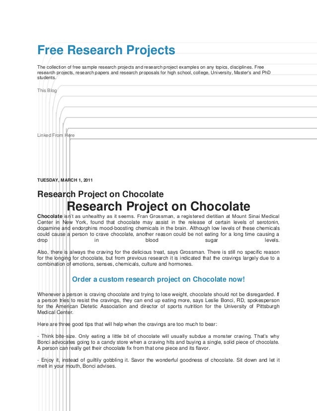 Free research projects