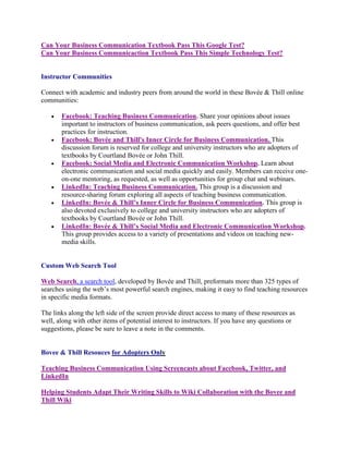 Free Resources to Enhance Your Business Writing Course | PDF