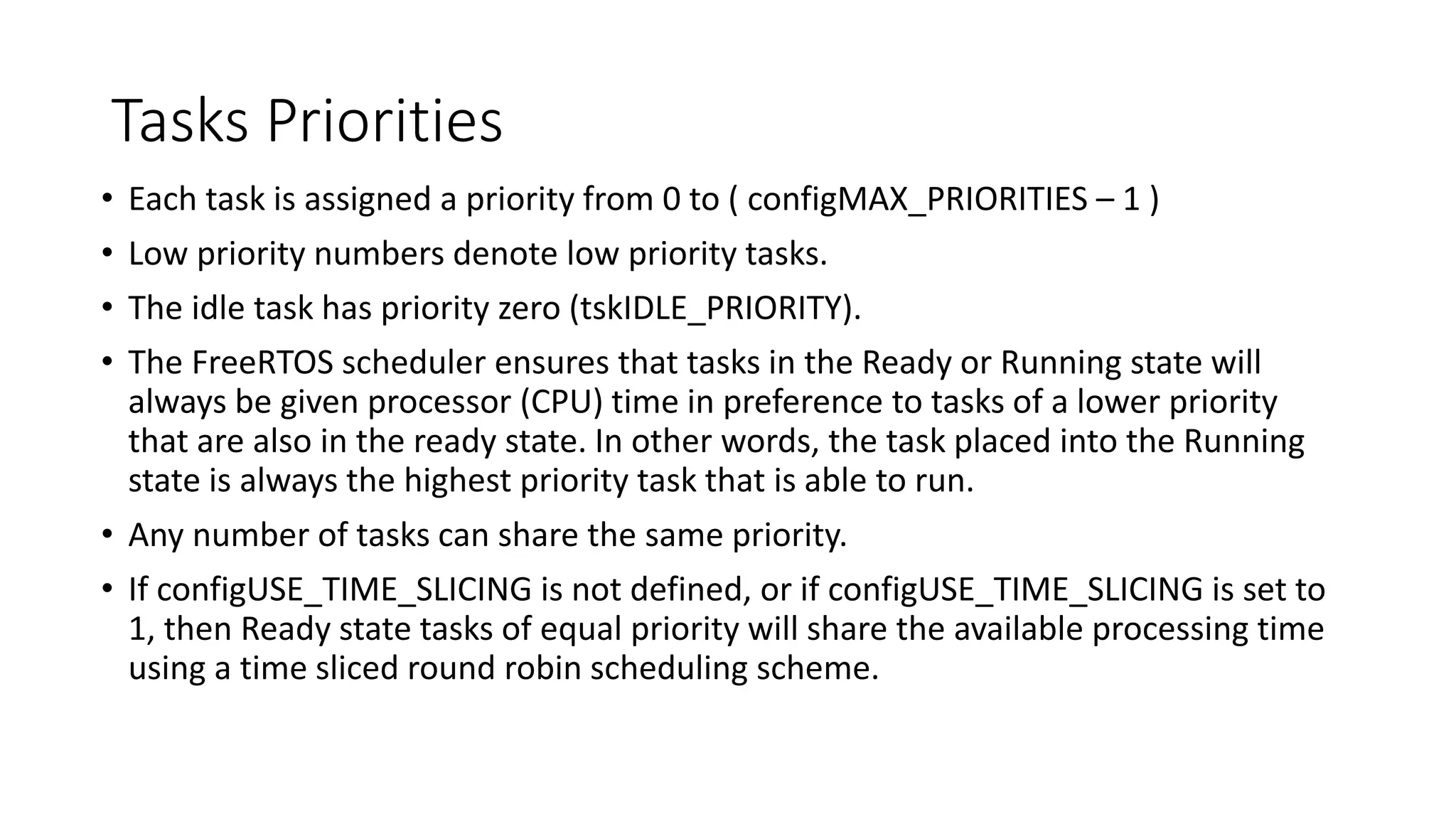 FreeRTOS basics (Real time Operating System) | PPTX