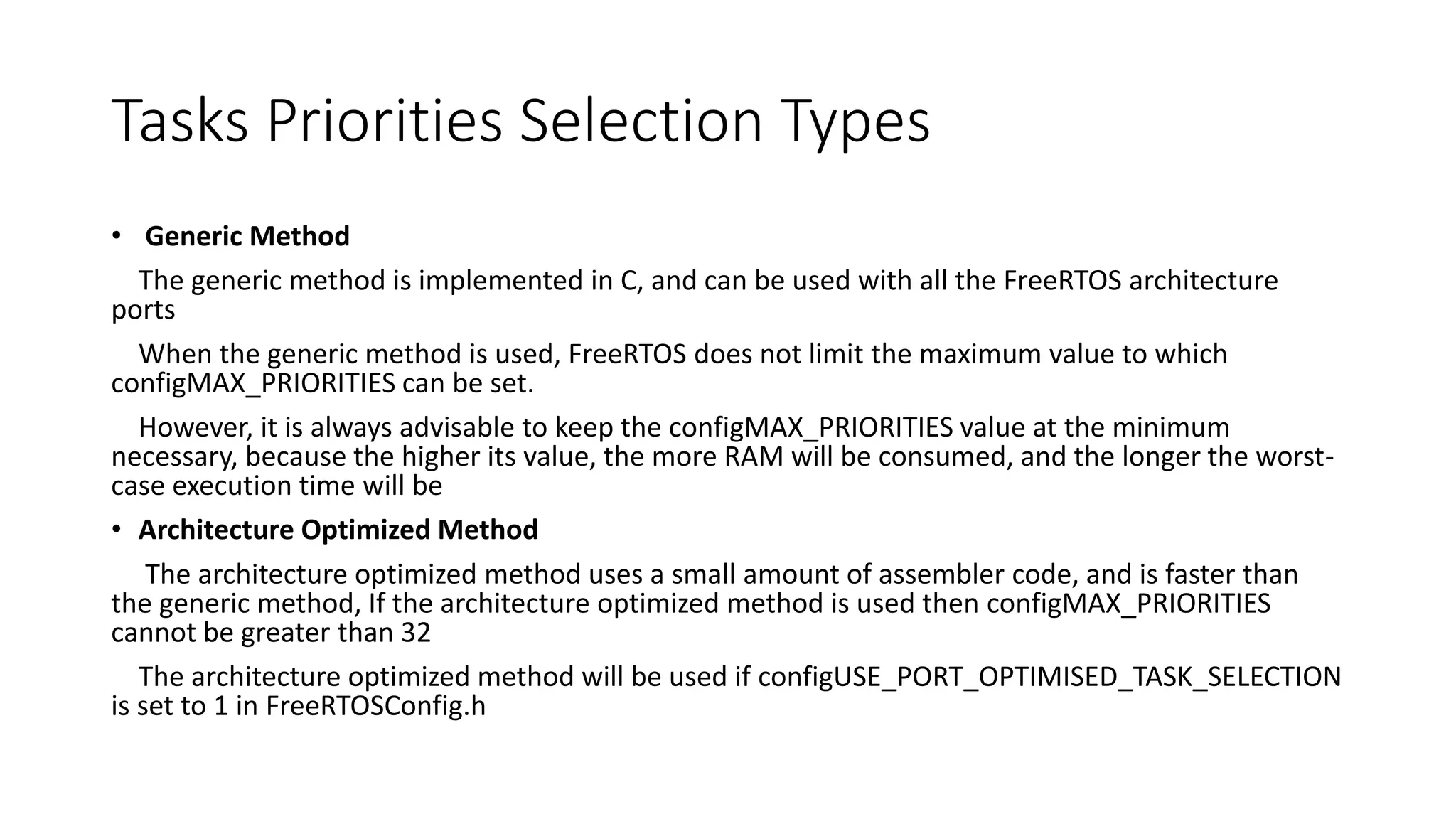 FreeRTOS basics (Real time Operating System) | PPTX