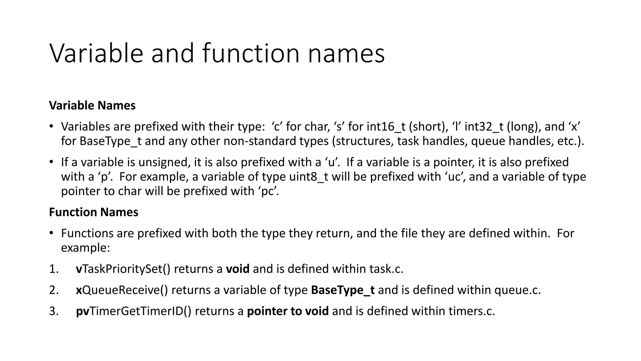 FreeRTOS basics (Real time Operating System) | PPTX
