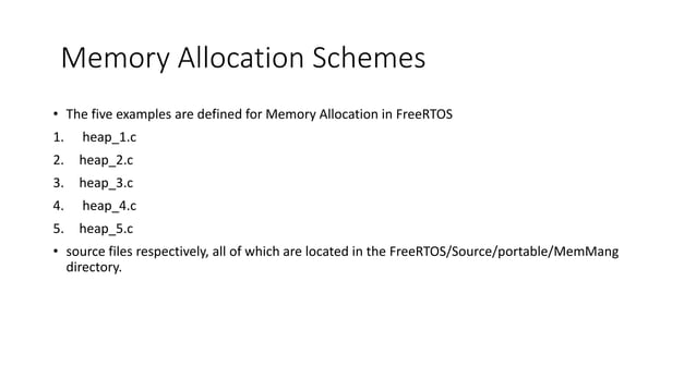 Freertos Basics Real Time Operating System Ppt
