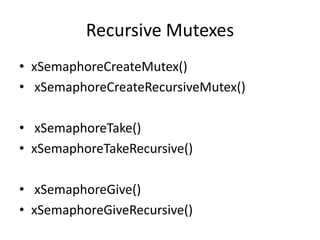 Free rtos workshop6 | PPT