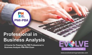 Free sample 25% Professional in Business Analysis PMI-PBA | PPT