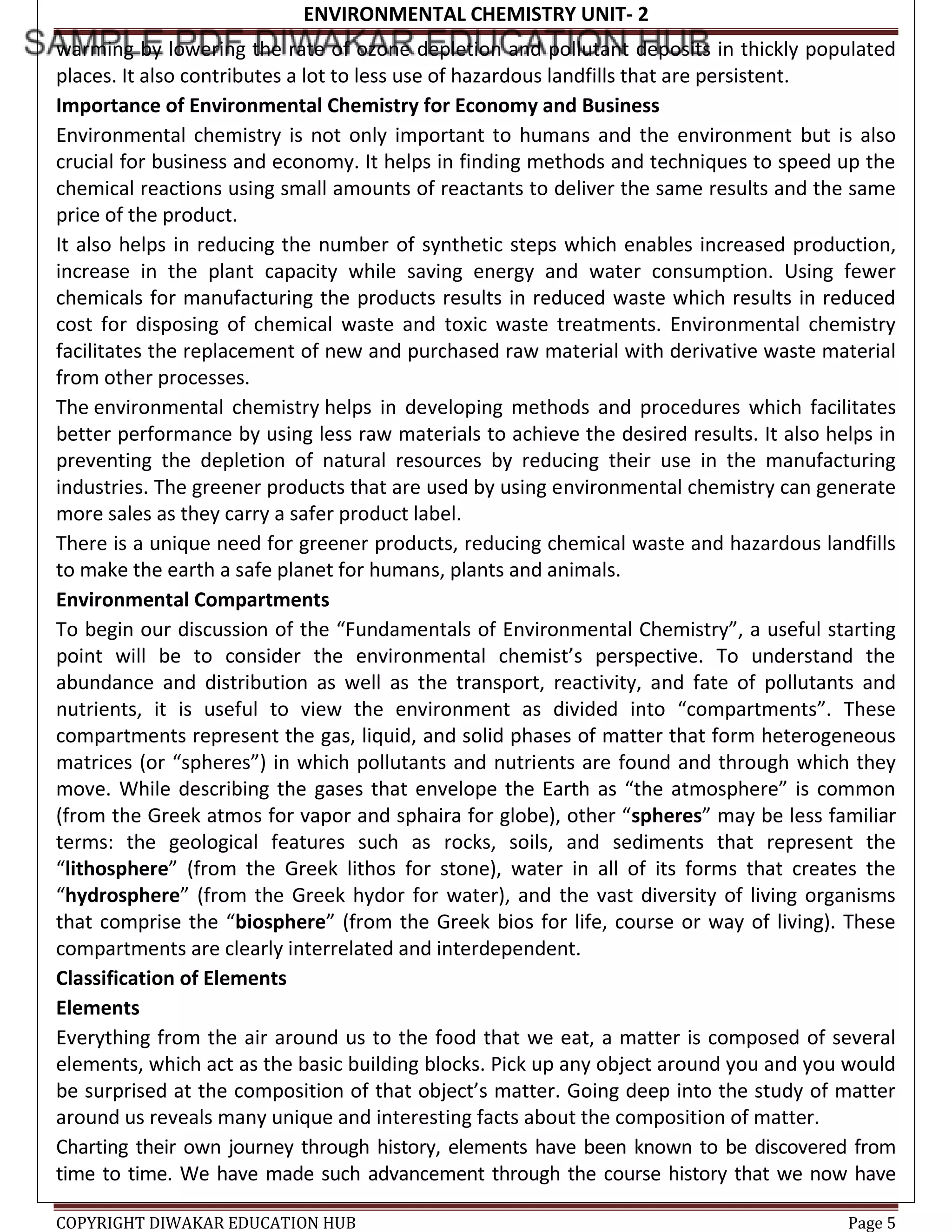 UGC NET Environment Science [EVS] Book PDF [Sample] | PDF