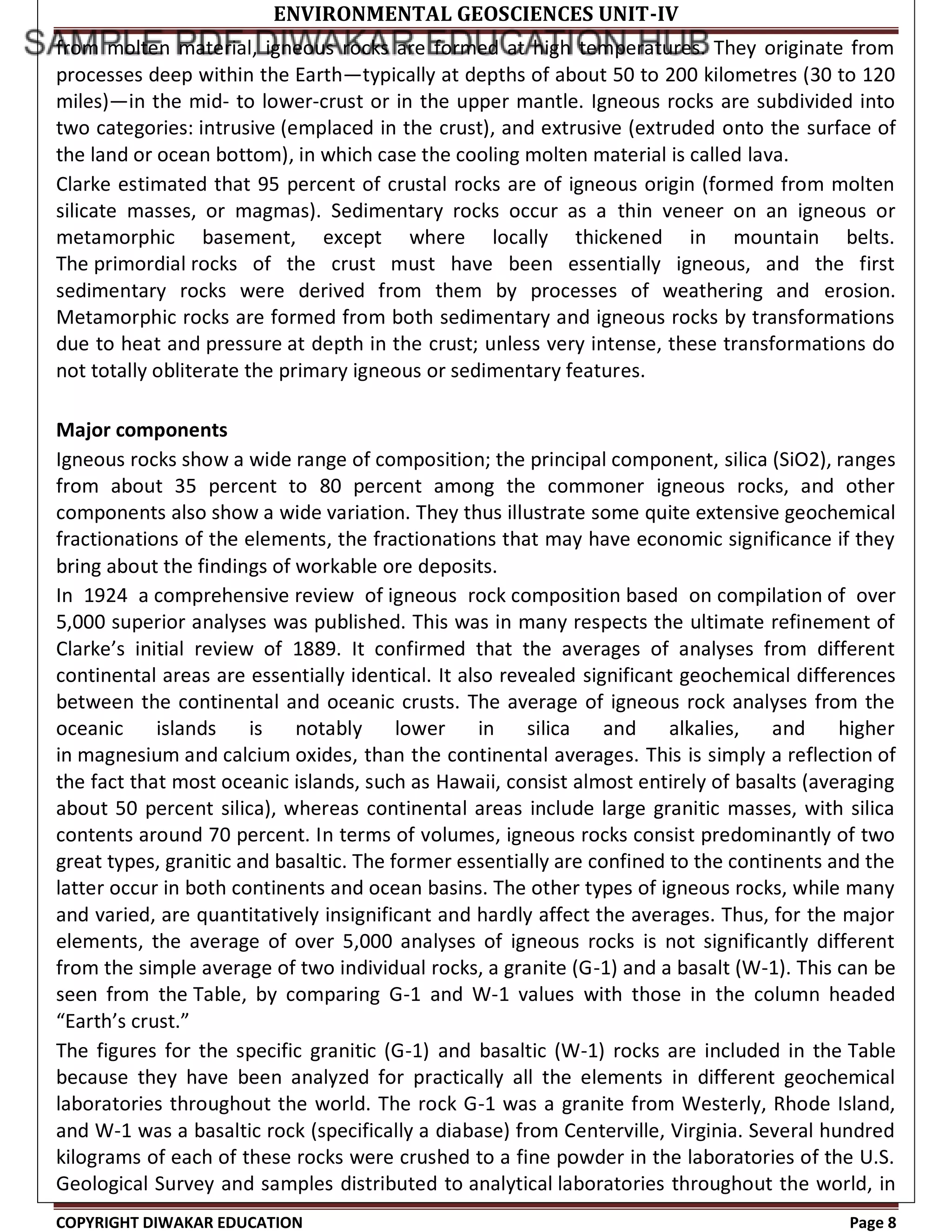 UGC NET Environment Science [EVS] Book PDF [Sample] | PDF