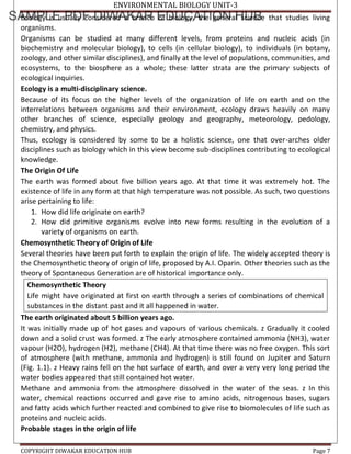 UGC NET Environment Science [EVS] Book PDF [Sample] | PDF