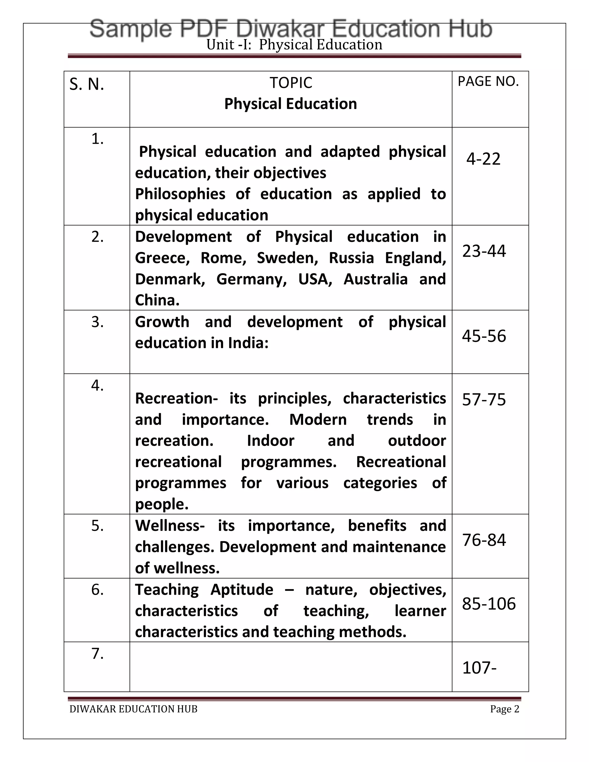 UGC NET Physical Education Book pdf [ Sample] | PDF