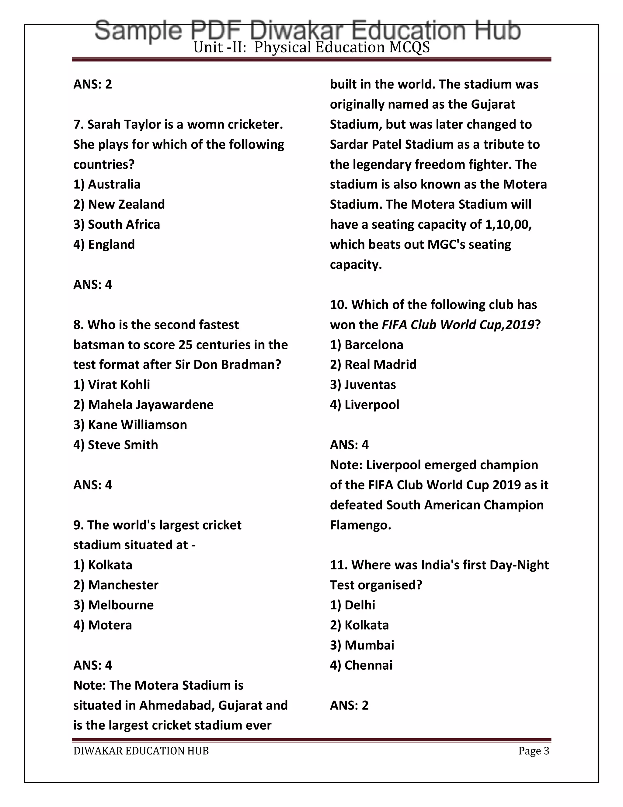 UGC NET Physical Education Book pdf [ Sample] | PDF