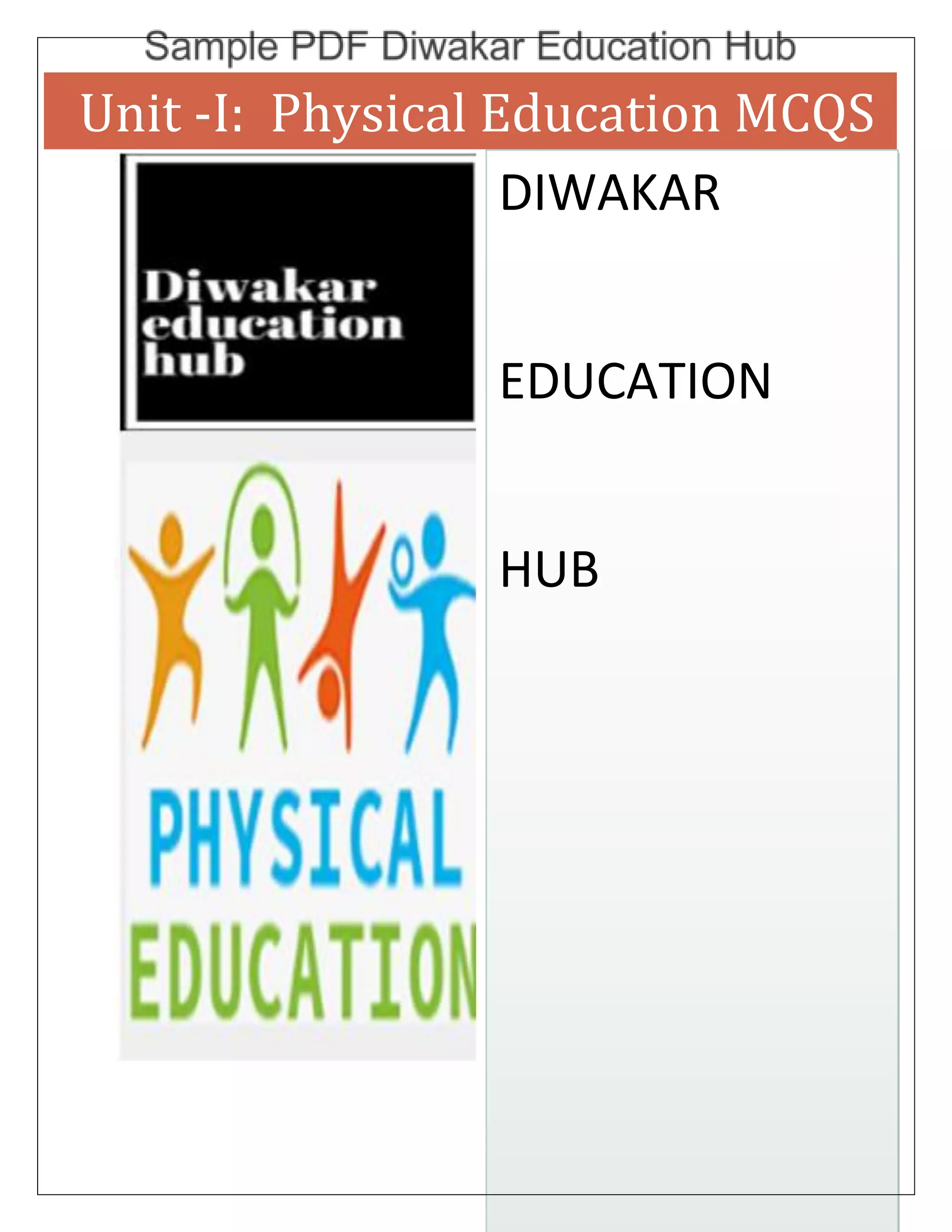 UGC NET Physical Education Book pdf [ Sample] | PDF