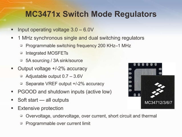 Fully Integrated Switch-Mode Power Regulators | PPT