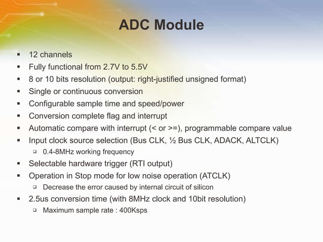 MC9RS08KA8/4 Introduction | PPT