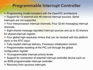 MPC854XE: PowerQUICC III Processors | PPT