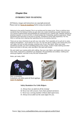 Free sewing book | PDF