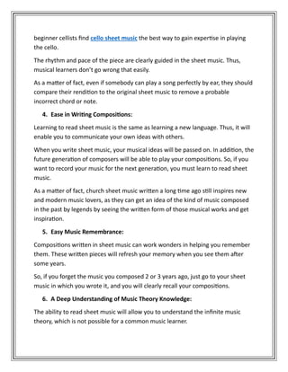 Free Sheet Music Why You should Learn to Read Sheet Music.pdf