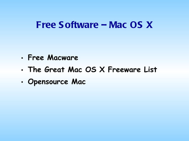 Free software | PPT | Shareware and Freeware | Computer Software and Applications