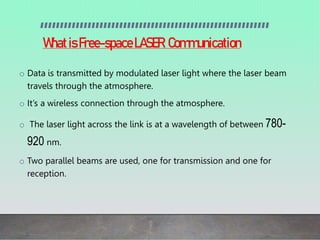 free space laser communication SEMINAR.pptx