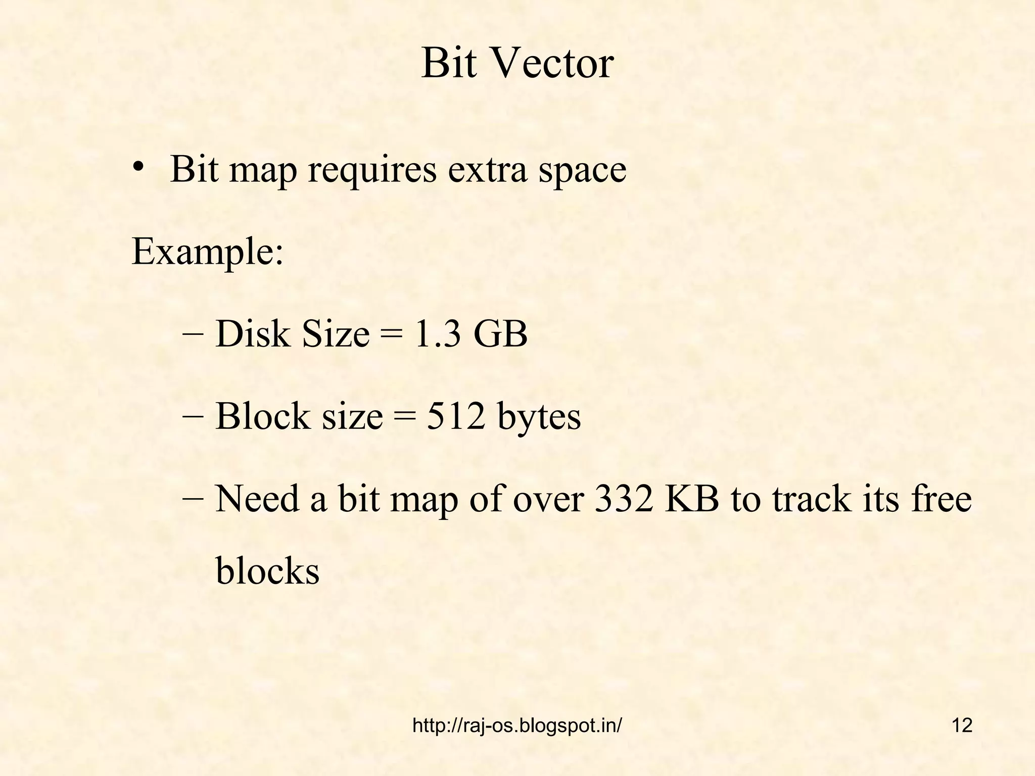 Free space managment46 | PPT