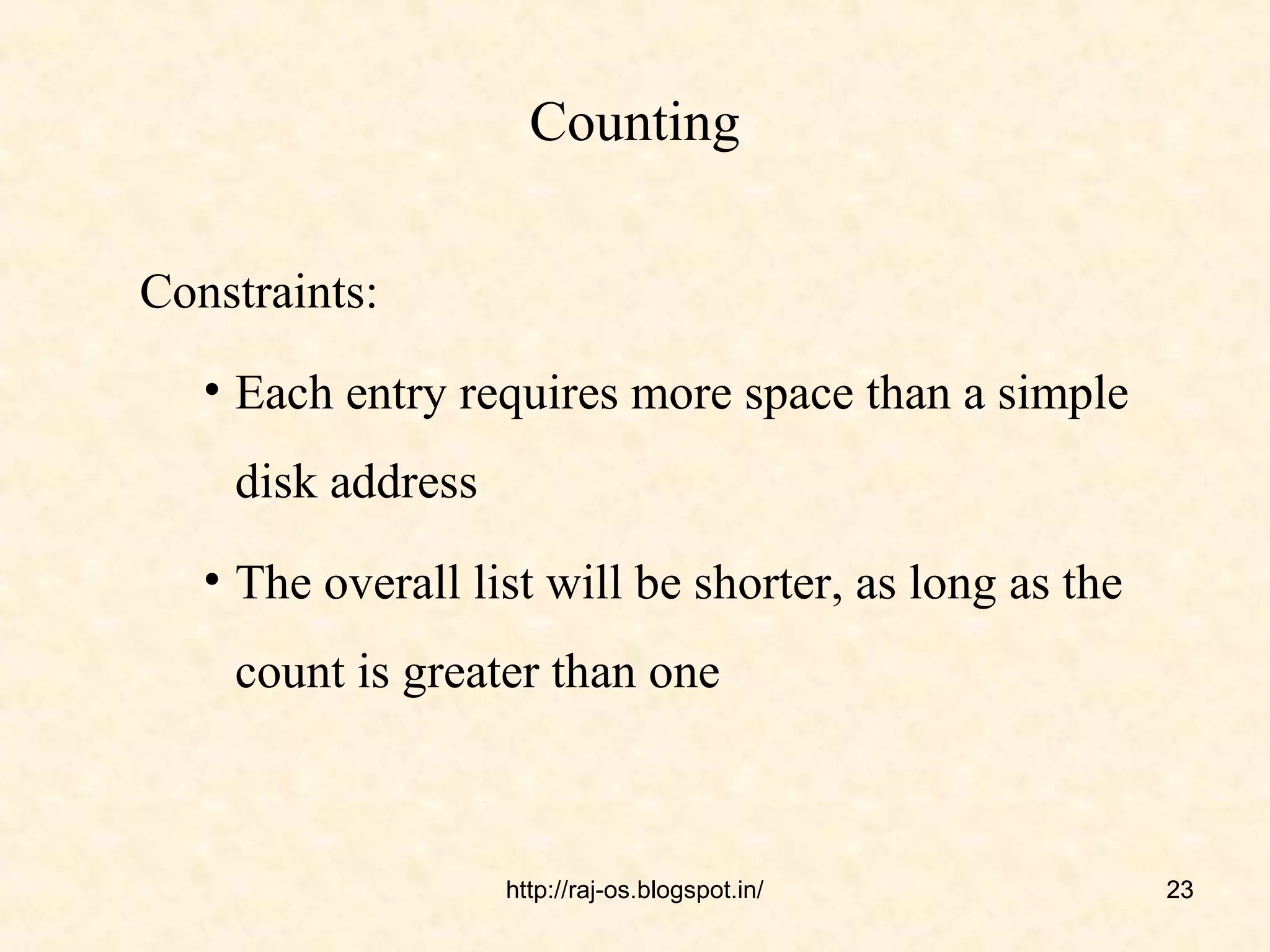 Free space managment46 | PPT