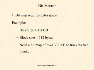 Free space managment46 | PPT