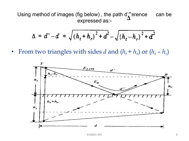 Path Loss model for wireless communication | PPTX | Physics | Science