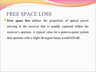 Free space optical communication | PPT
