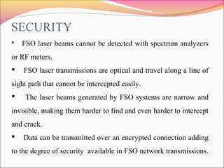 Free space optical communication | PPT