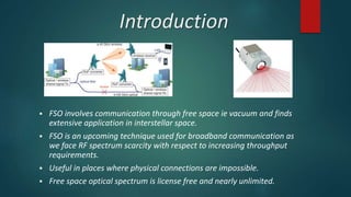 Free space optical communication | PPT