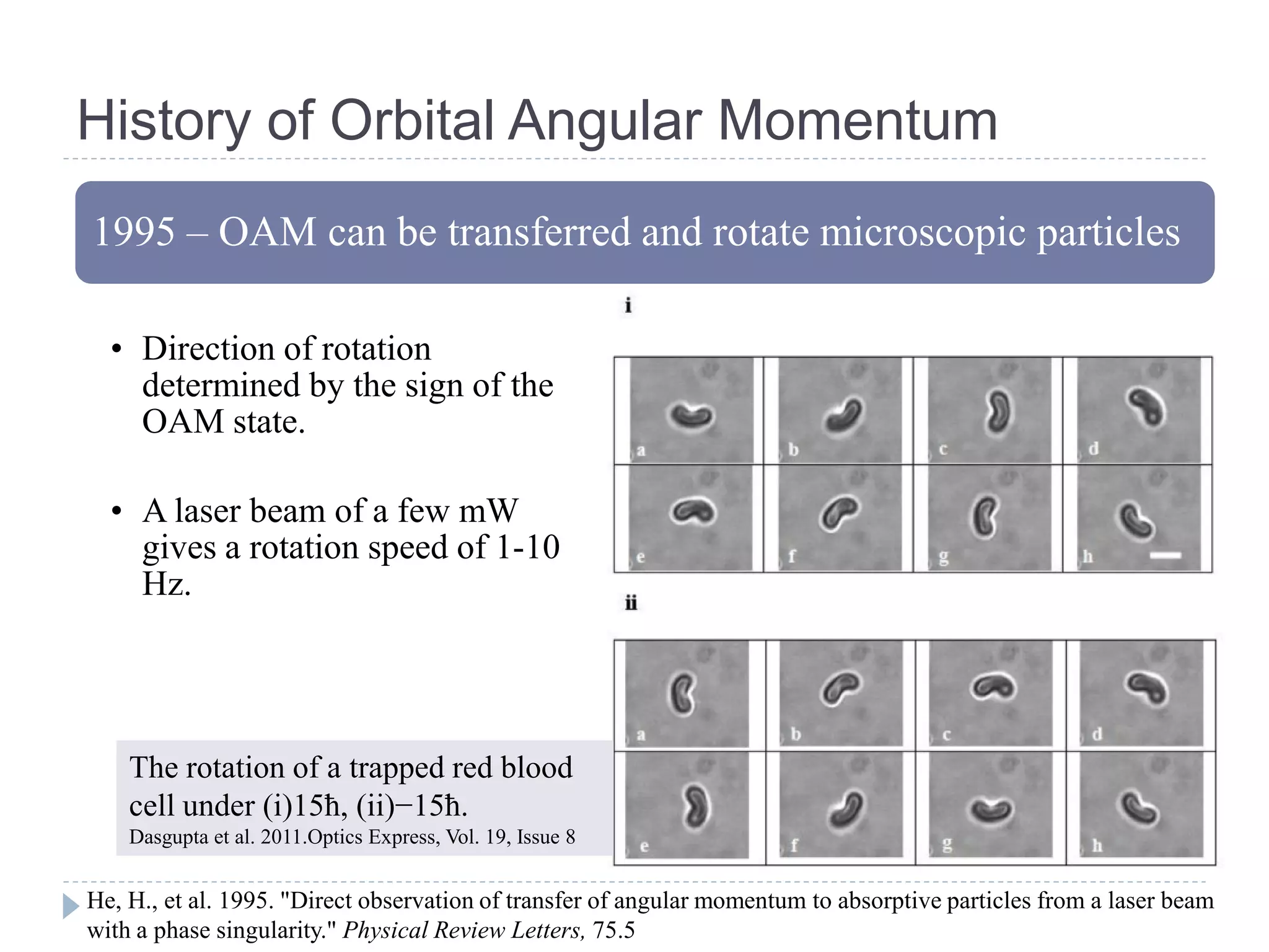 Free Space Optical Communication Using Orbital Angular Momentum Multiplexing Presentation Pdf