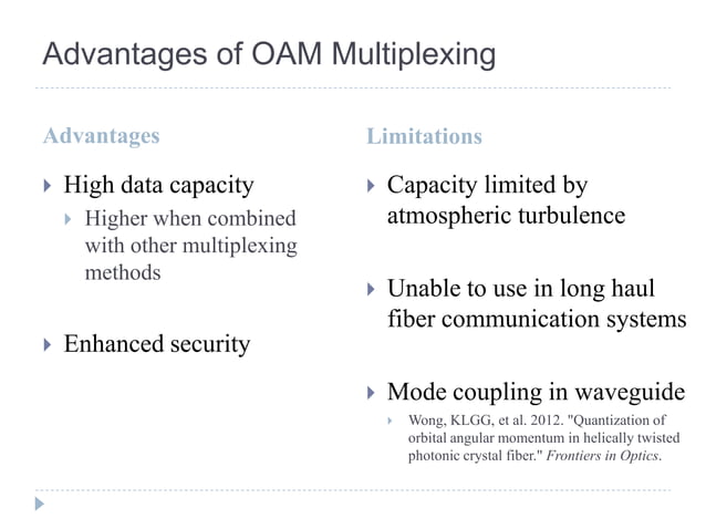 Free Space Optical Communication Using Orbital Angular Momentum