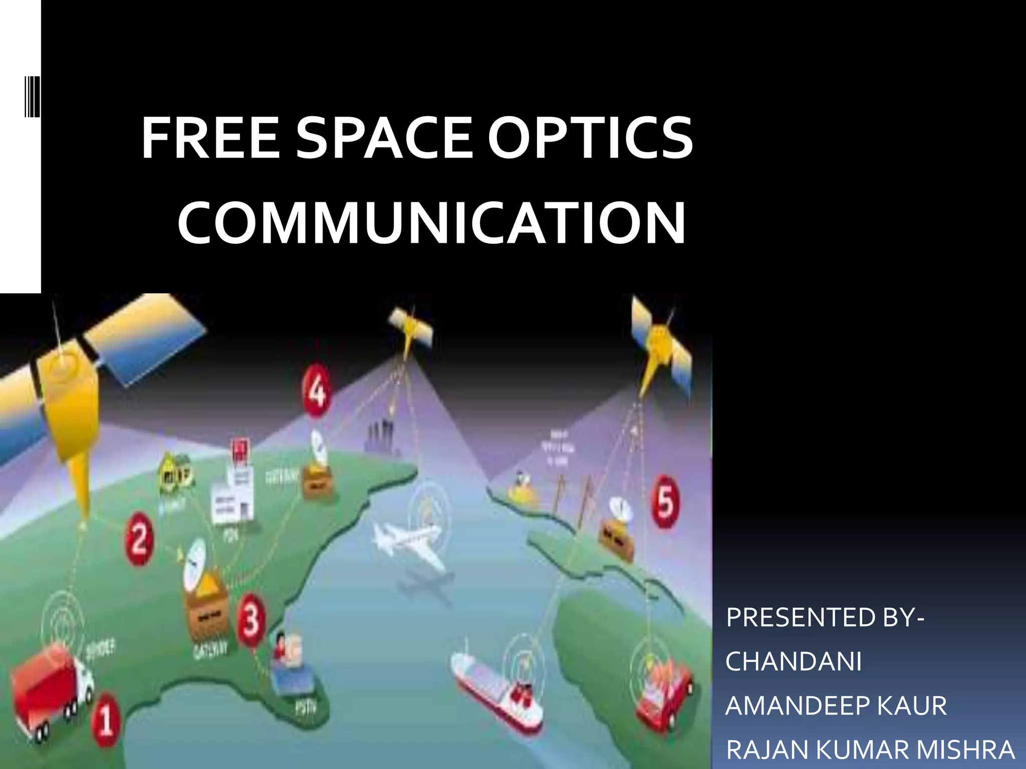 Free space optics communication | PPTX