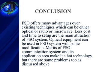 Free Space Optics (FSO) | PPTX