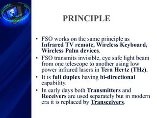 Free Space Optics (FSO) | PPTX | Computer Networking | Computing