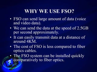 Free Space Optics (FSO) | PPTX