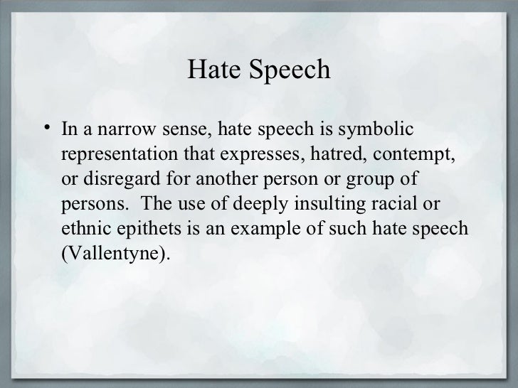 Free speech vs Hate Speech by Soraj Hongladarom