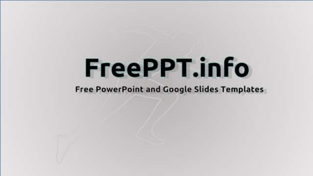 Free Sprint Running PowerPoint Template Green.pptx | Running and ...
