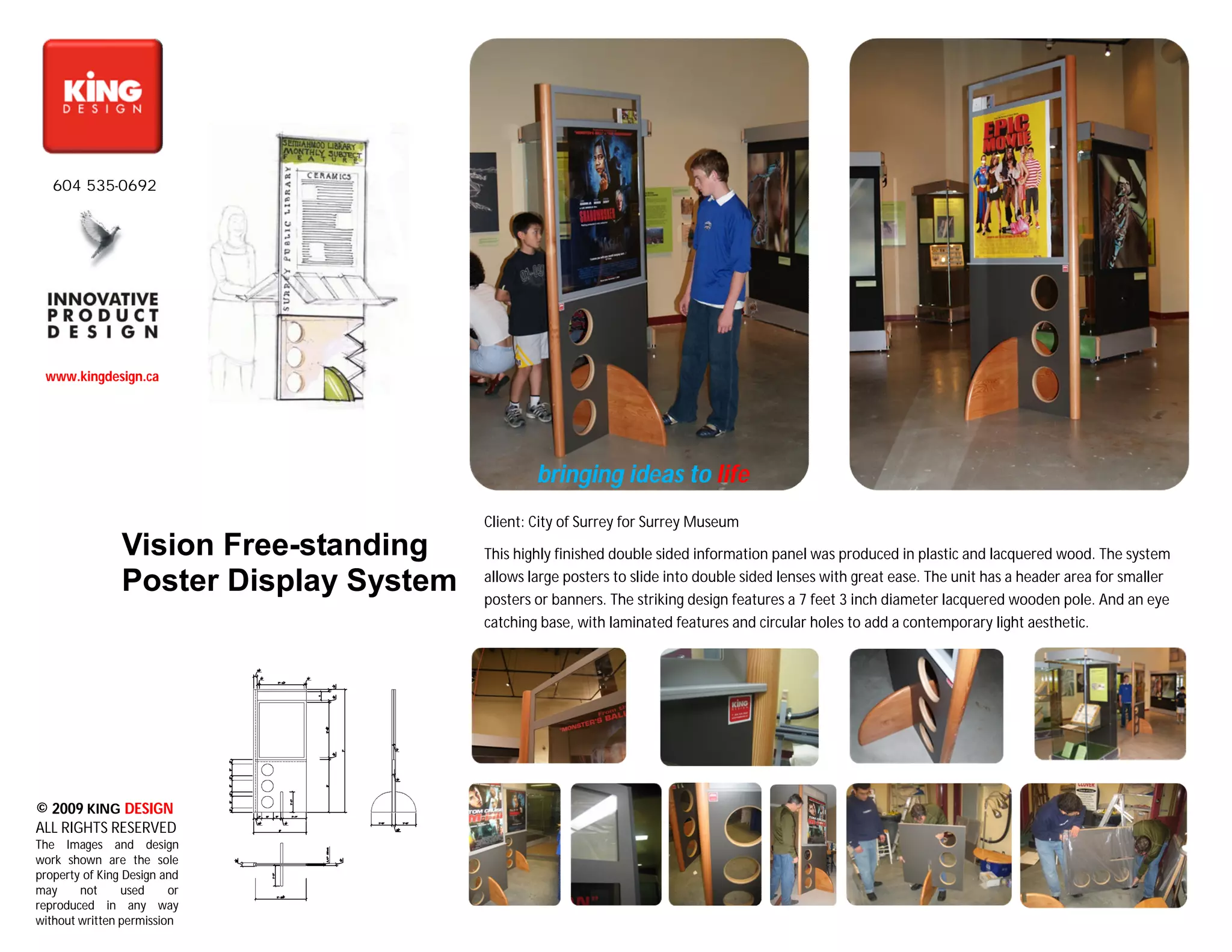 Freestanding poster holder (1) | PDF