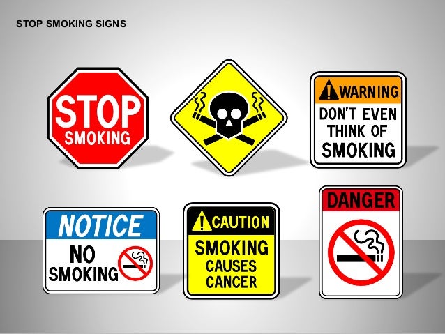 Free Stop Smoking Signs