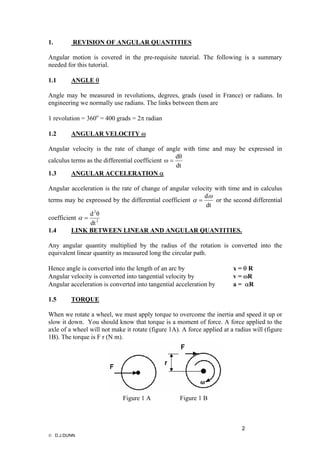 Free study calculation of inertia | PDF