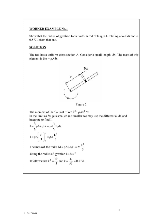 Free study calculation of inertia | PDF