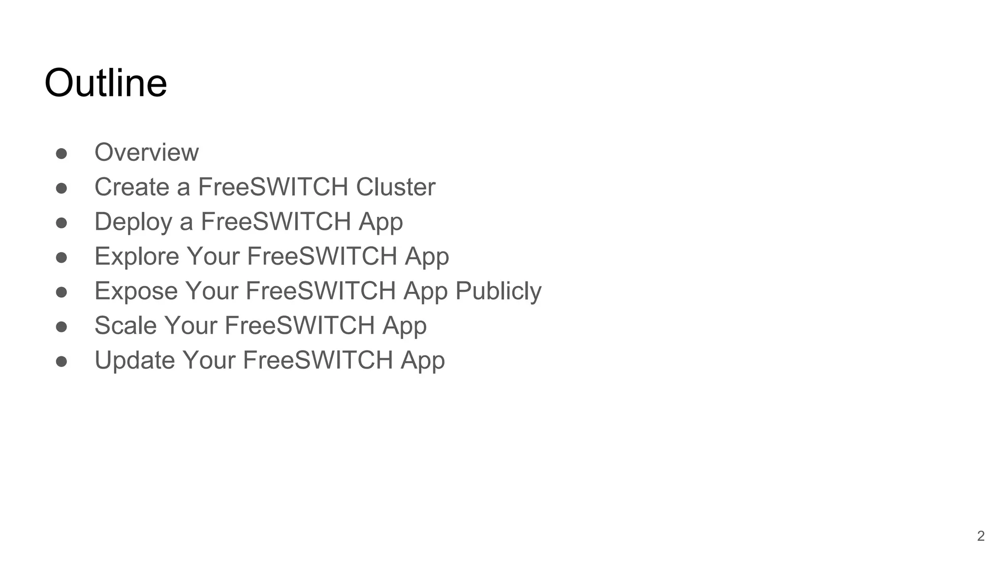 FreeSWITCH Cluster by K8s | PDF