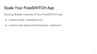 FreeSWITCH Cluster by K8s | PDF | Cloud Computing | Internet