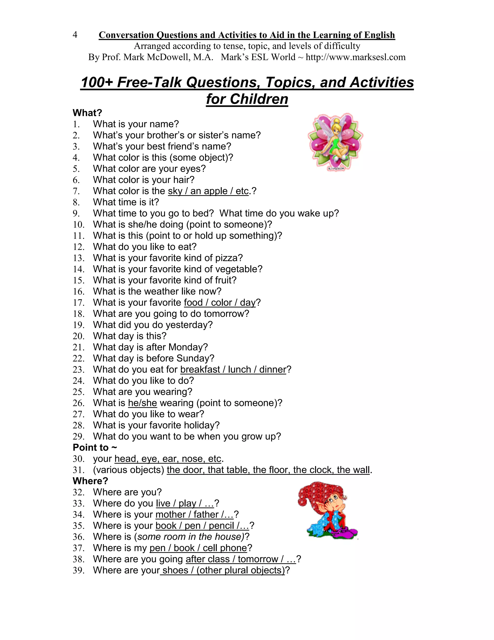 Free talk hand_book | PDF