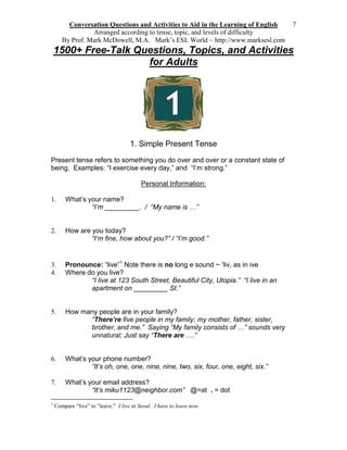 Free talk hand_book | PDF