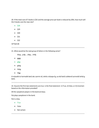 Free test practice ccat | PDF